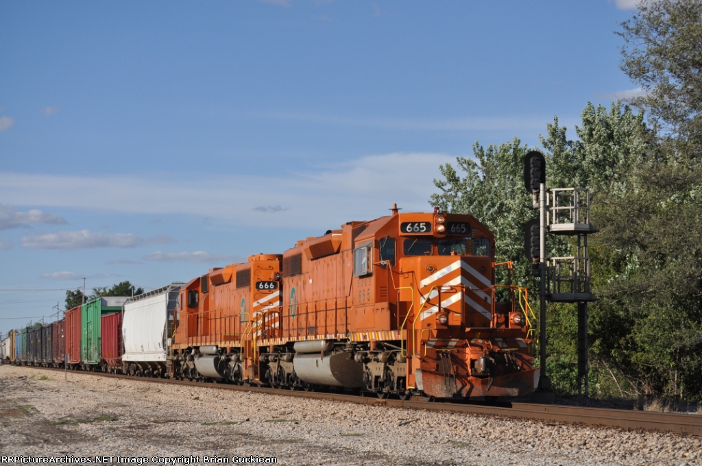 EJ&E 665 and EJ&E 666